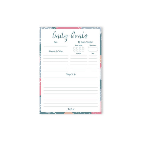 Plexus® Daily Goals Notepad – PlexusMerch.com